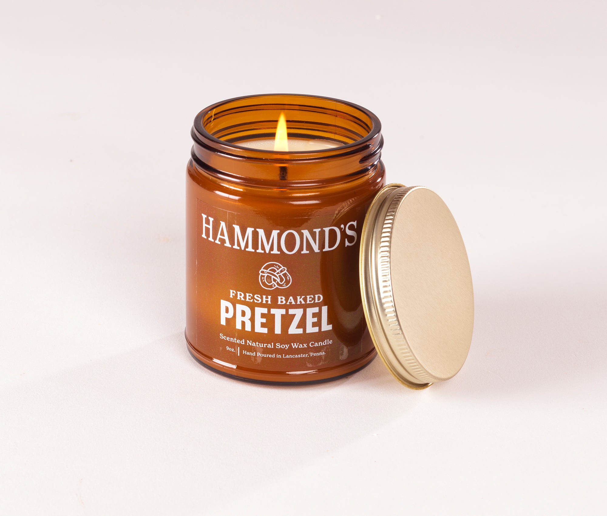 Hammond's Fresh Baked Pretzel Scented Candle | Gifts