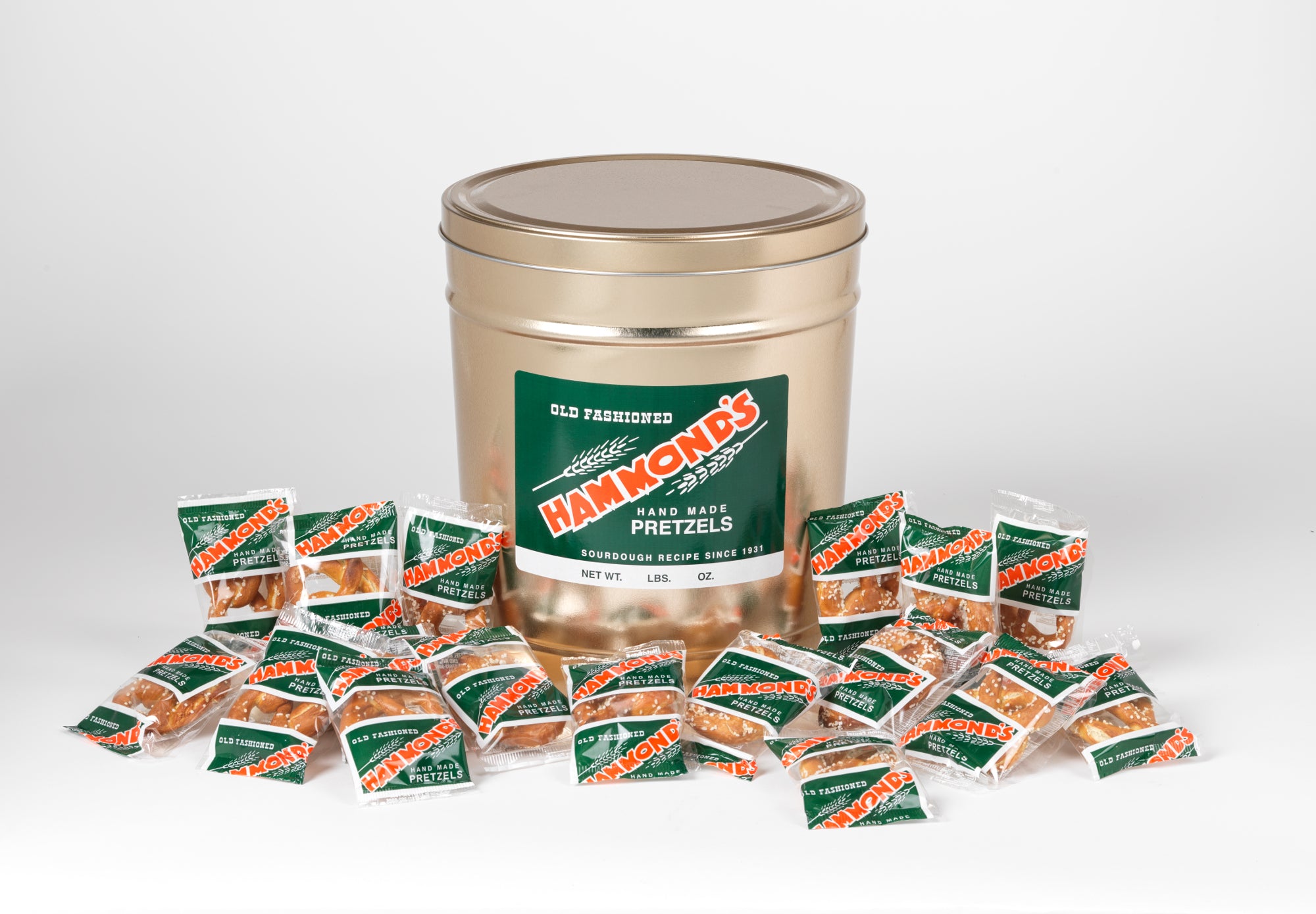 Hammond’s Classic Gold Pretzel Can (2.75 lb) | Sourdough